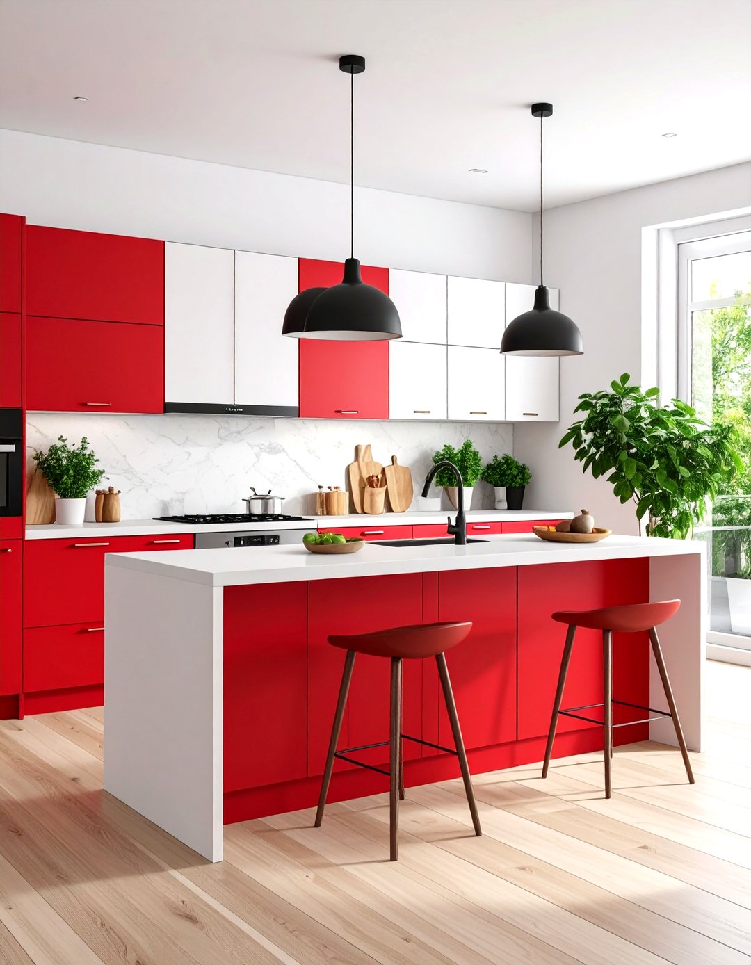 24 Red Kitchens for Bold, Stylish Kitchen Updates Now - Too Much Time