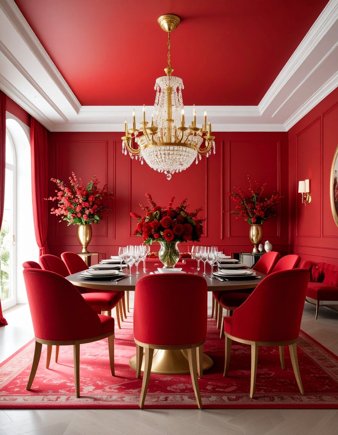 24 Red Dining Room Ideas for Vibrant, Cozy Meals Daily - Too Much Time