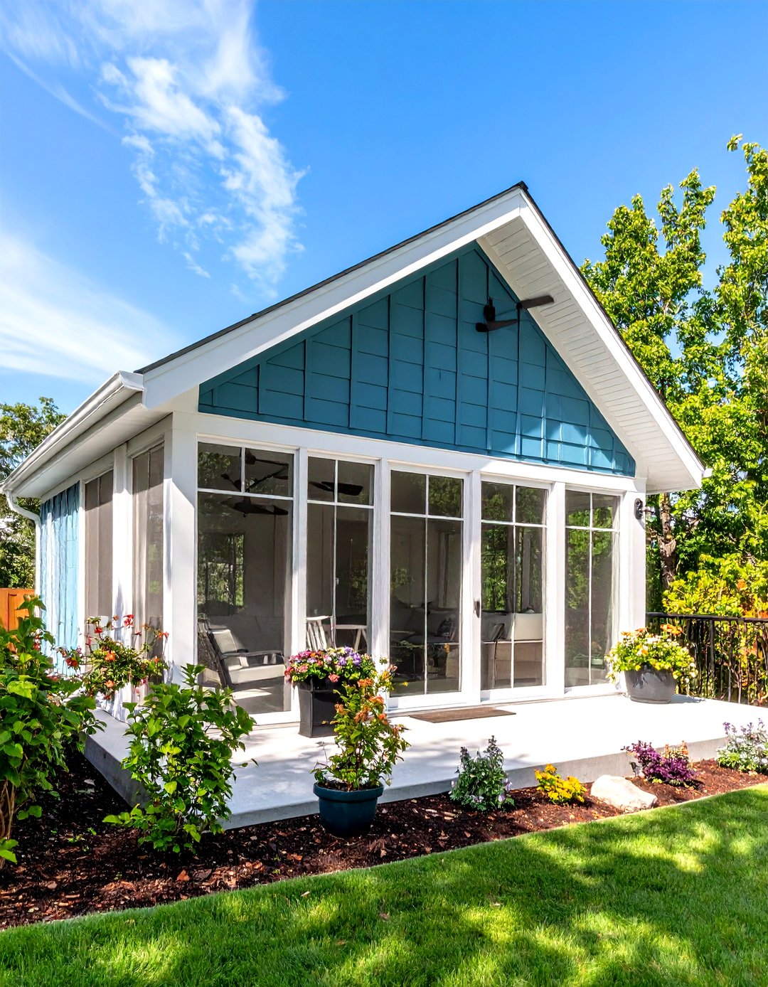 24 Gable Patio Roof Design Ideas For Stylish Shade Too Much Time