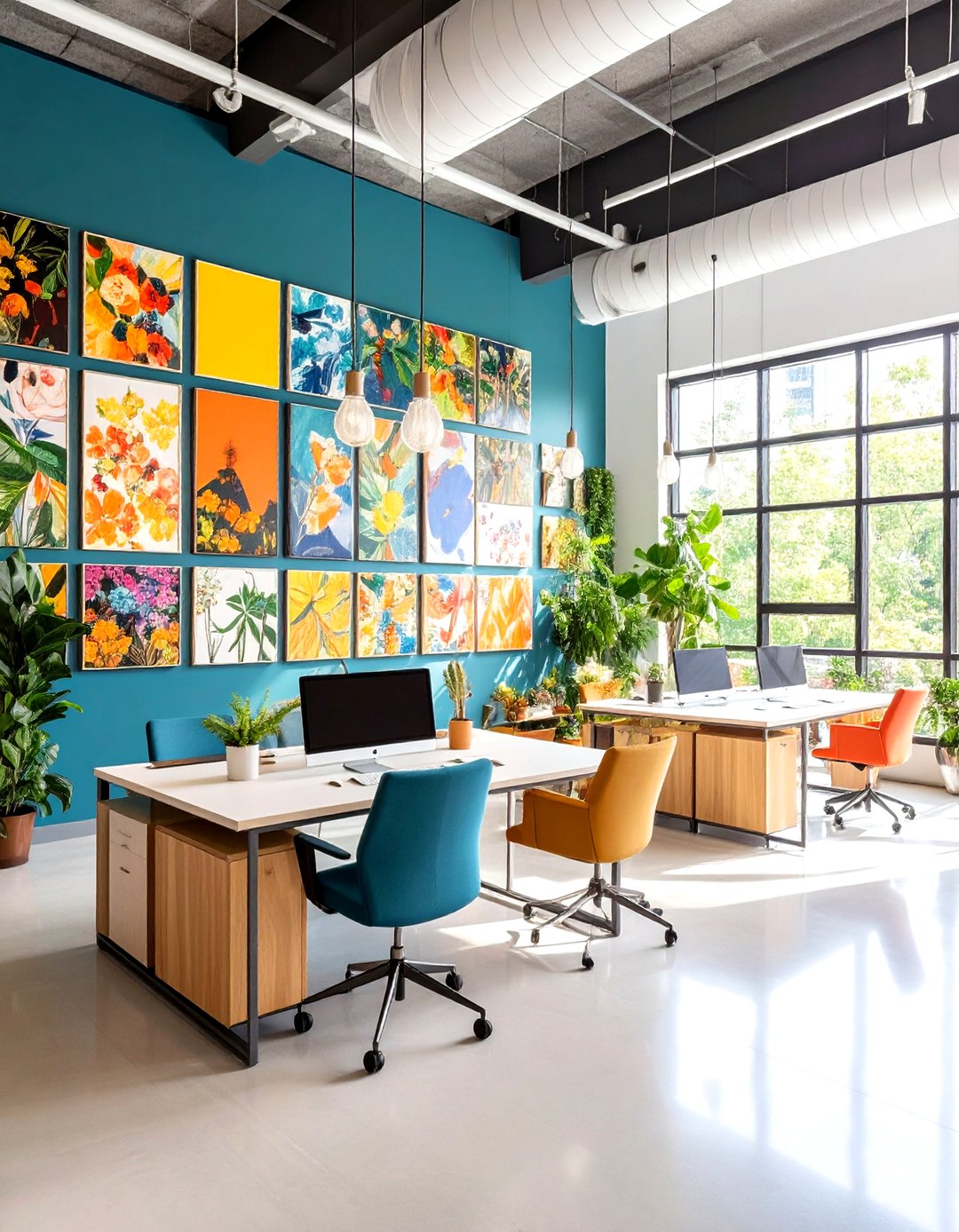 24 Office Wall Decor Ideas to Brighten Your Workspace - Too Much Time