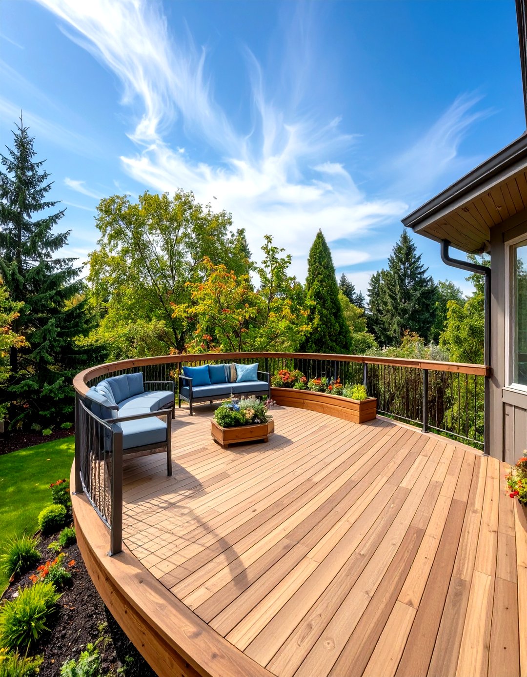 24 Semi Circle Patio Ideas and Inspiration for Outdoor - Too Much Time