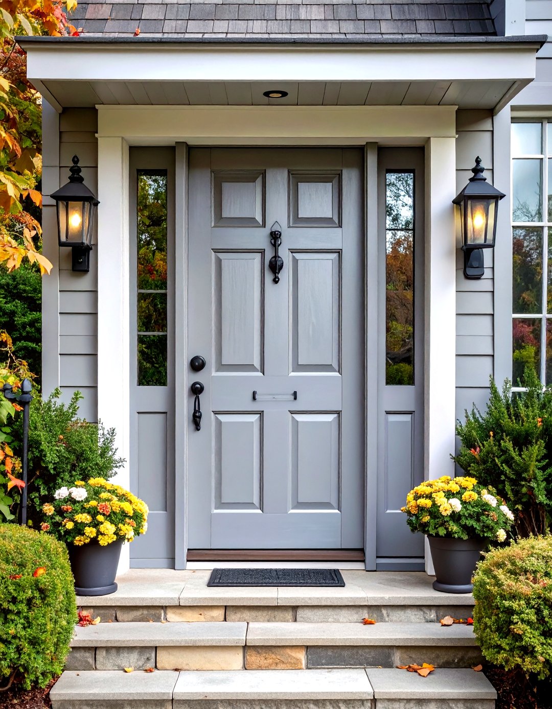 24 Grey Front Door Ideas: Welcoming Curb Appeal Today - Too Much Time