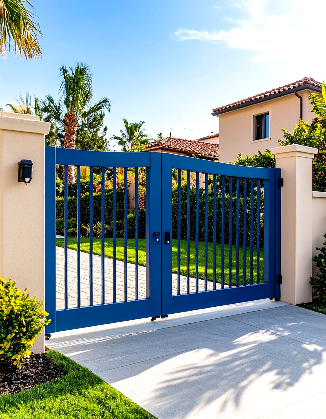 24 Handy Ideas with 24 Front Gate Ideas for Curb Appeal - Too Much Time