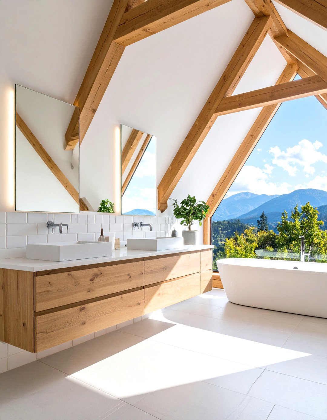 24 Attic Bathroom Ideas for Compact Pristine Bath - Too Much Time