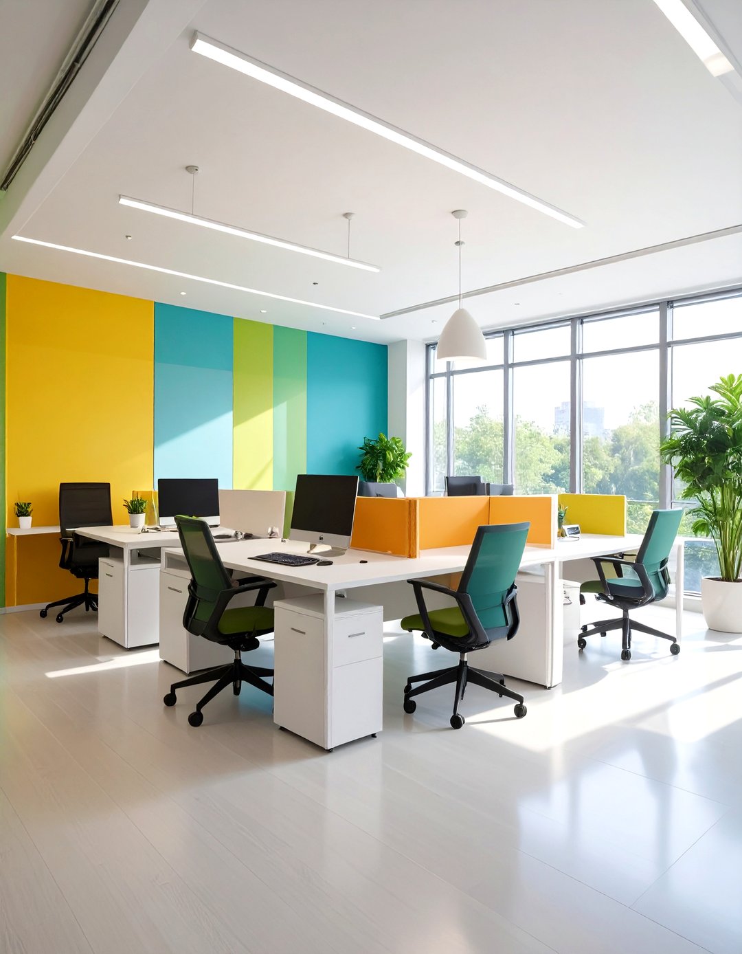24 Office Wallpaper Ideas to Elevate Your Workspace - Too Much Time