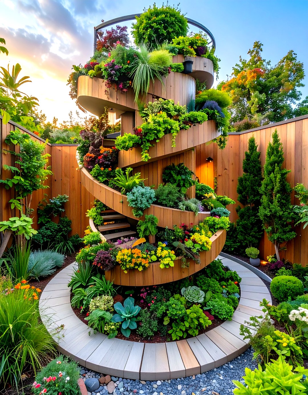 24 Spiral Garden Design Ideas: Lovely Winding Paths - Too Much Time