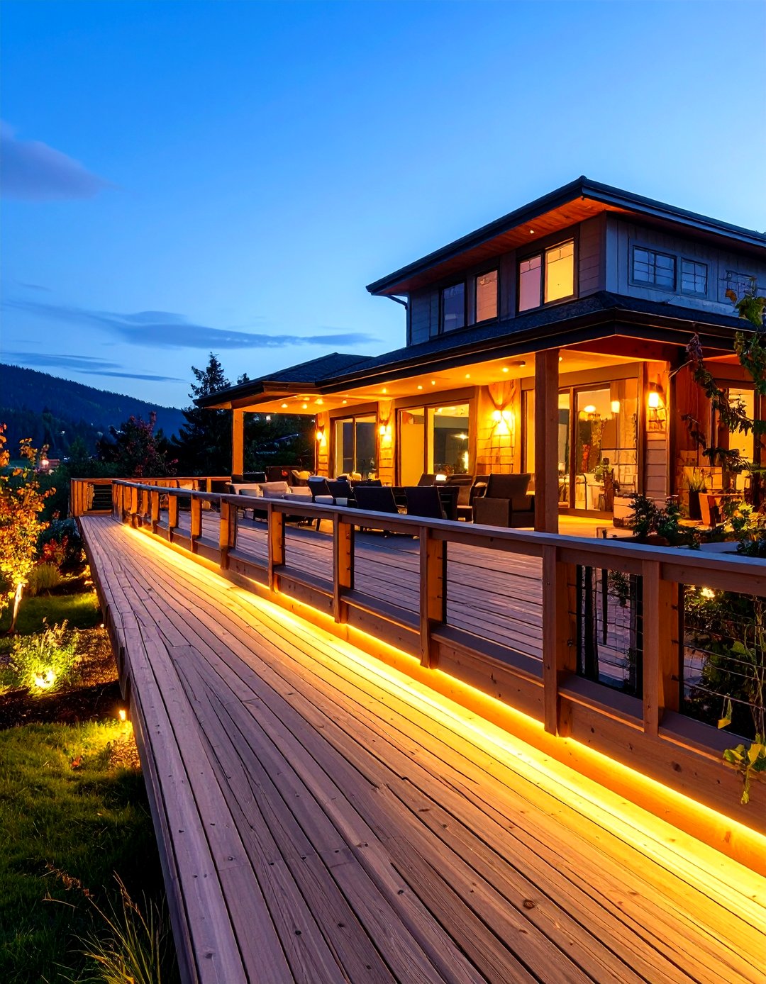 24 Deck Lighting Ideas to Brighten Outdoor Evenings - Too Much Time
