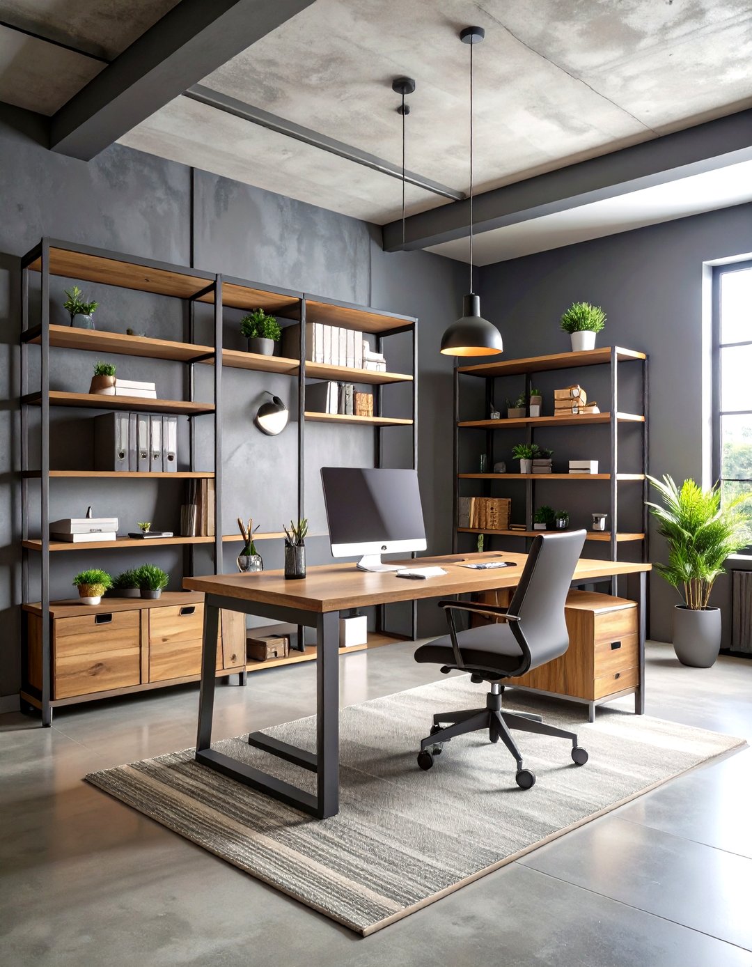 24 Dark Home Office Design Ideas for Productivity Now - Too Much Time