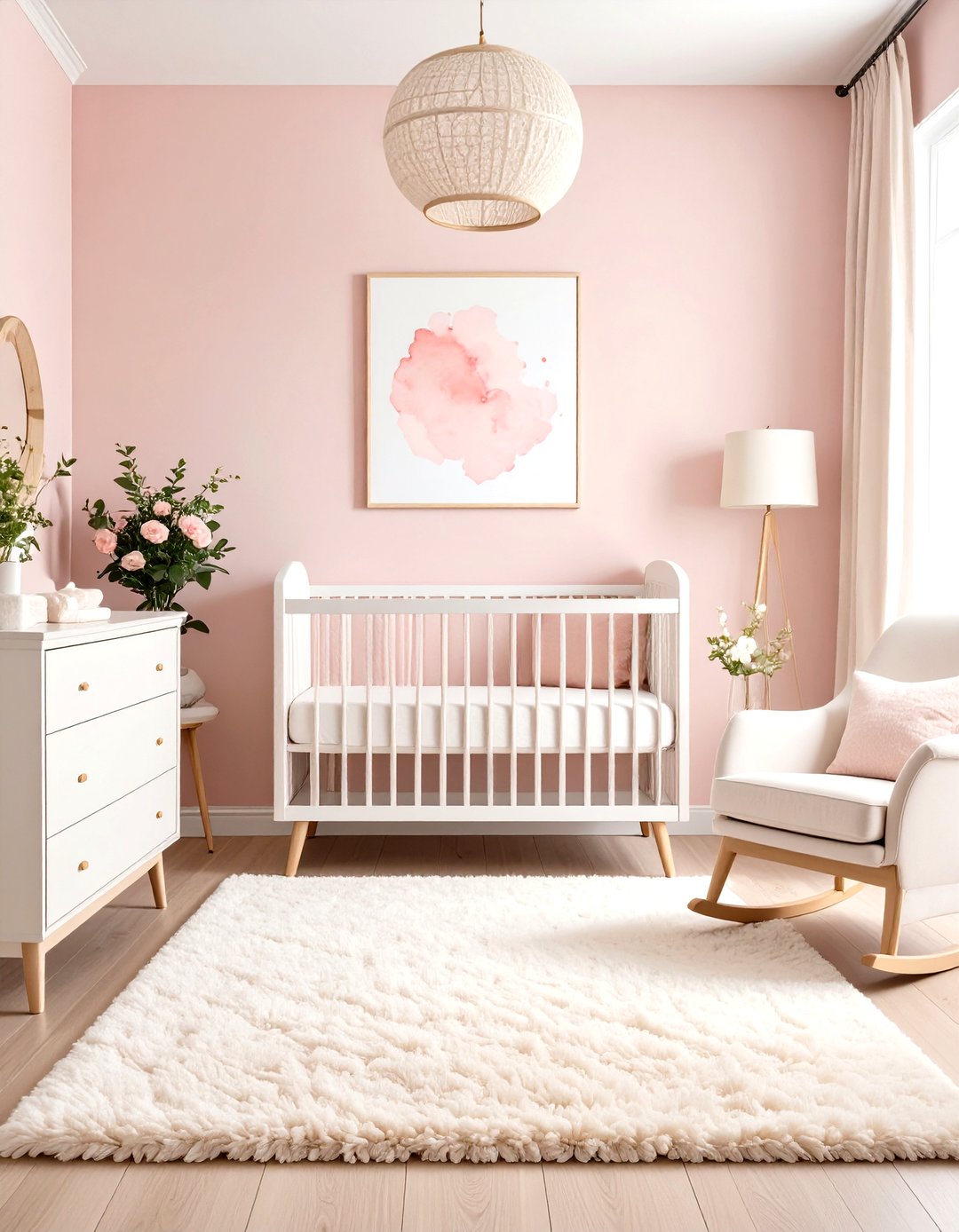 24 Pink Nursery Ideas for Cozy, Playful Baby Spaces - Too Much Time