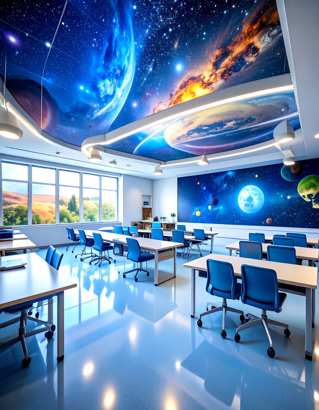 24 School Mural Ideas: Bright Classroom Wall Designs - Too Much Time