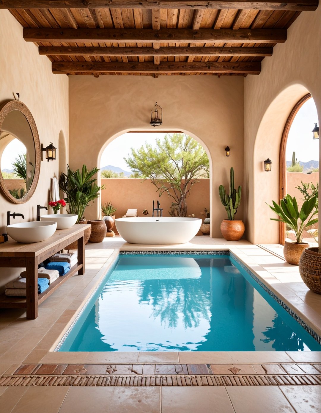 24 Pool Bathroom Ideas for Spa-like Wet Areas At Home - Too Much Time