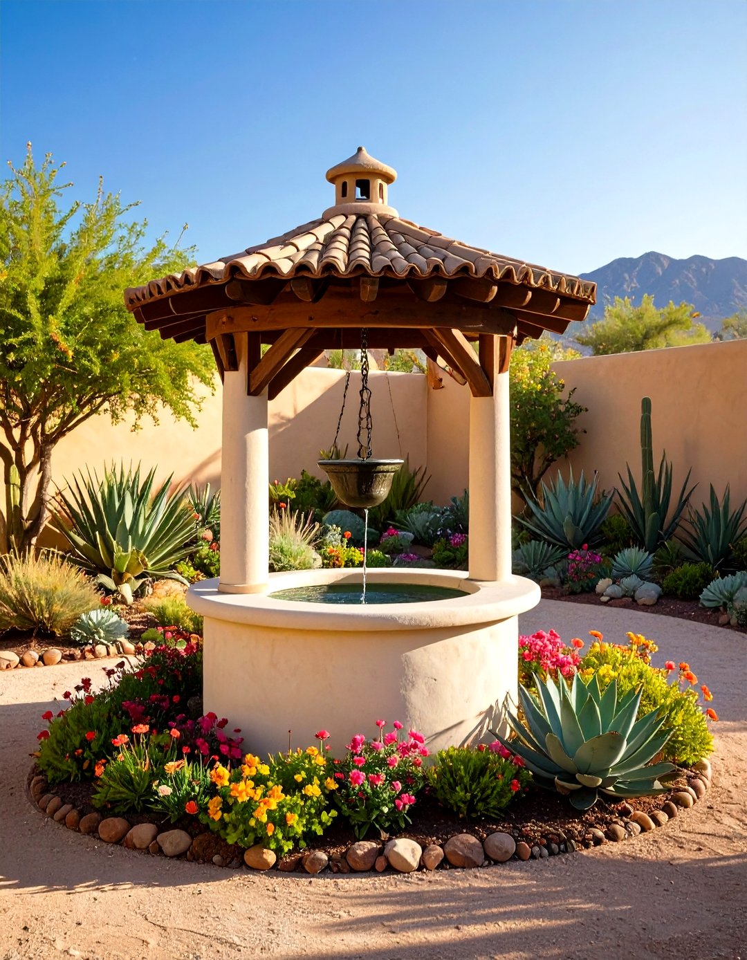24 Outdoor Wishing Well Garden Ideas: Cozy Yard Focal - Too Much Time