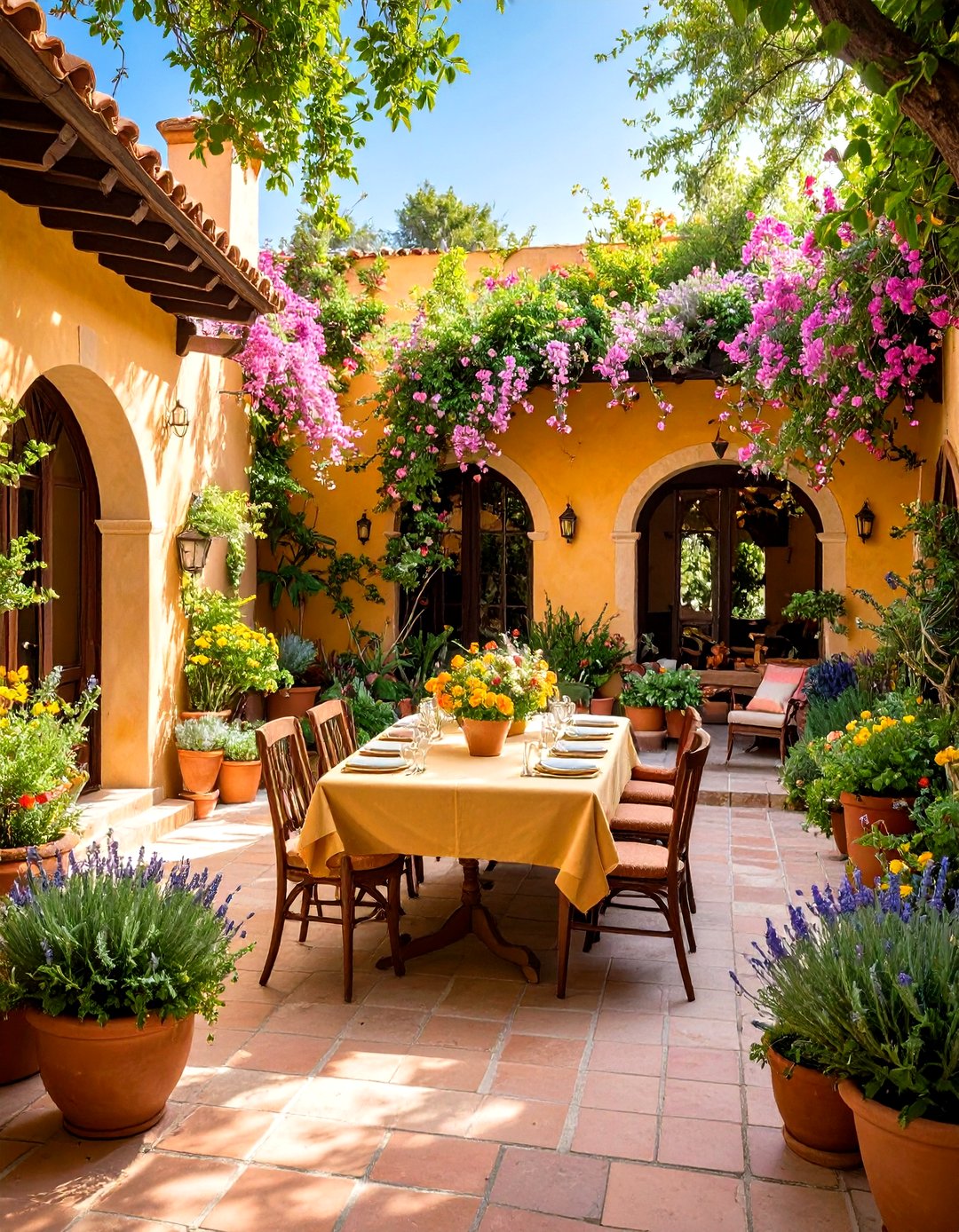24 Spanish Courtyard Ideas for Cozy, Stylish Spaces - Too Much Time