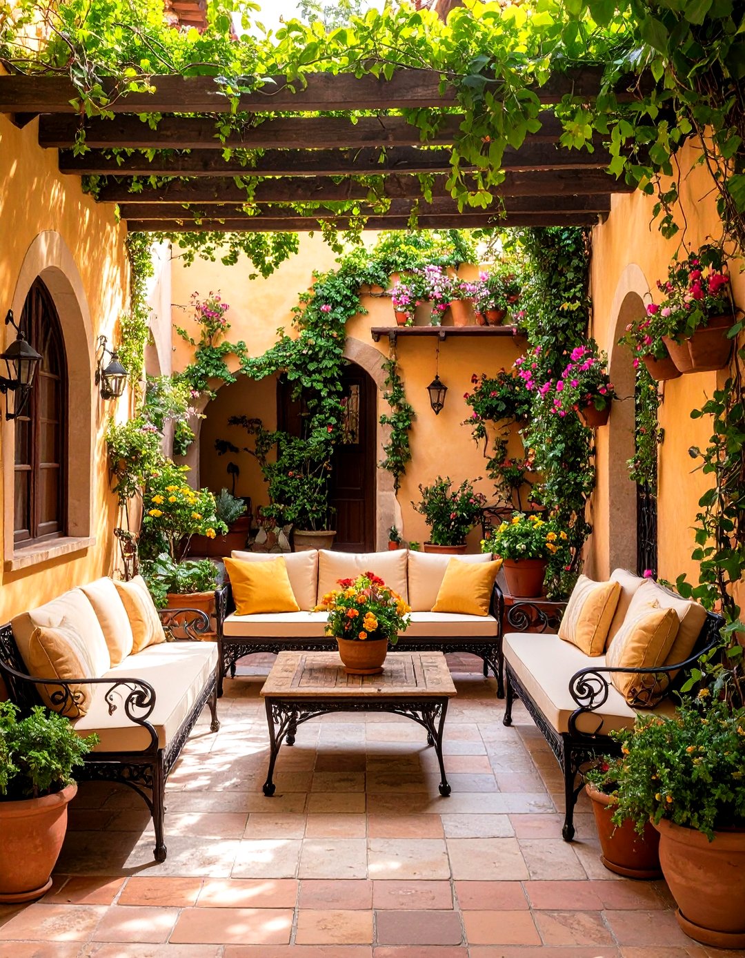 24 Spanish Courtyard Ideas for Cozy, Stylish Spaces - Too Much Time