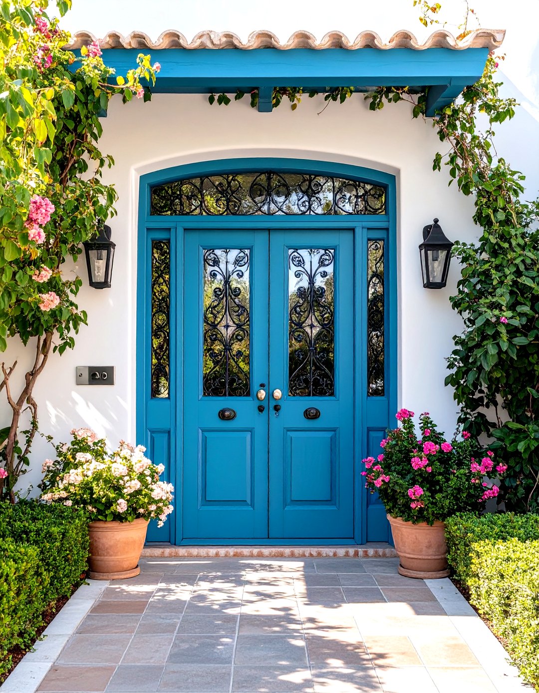 24 Spanish Style Front Door Ideas to Boost Curb Appeal - Too Much Time