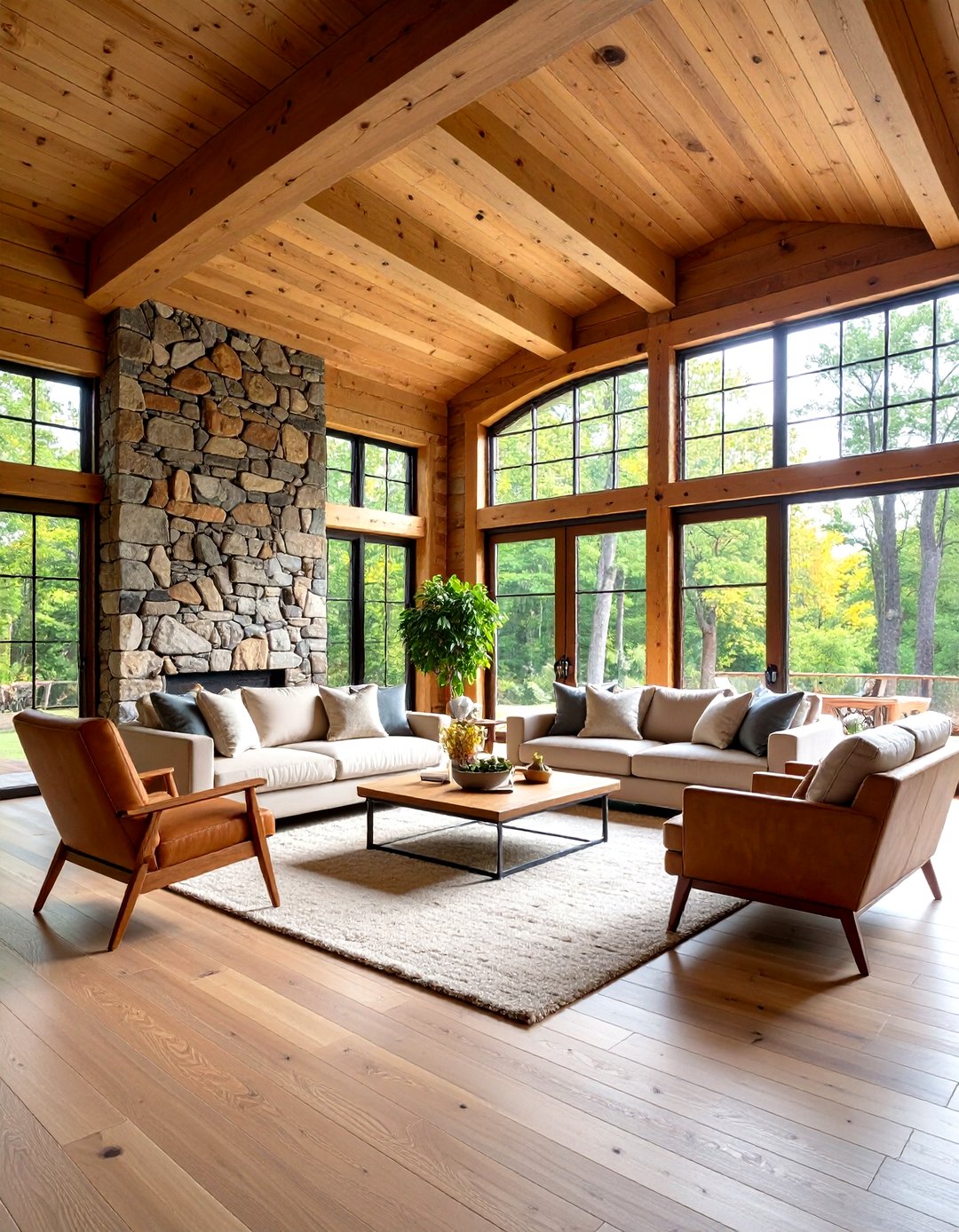 24 Rooms with Fireplaces with Vaulted Ceilings Features - Too Much Time