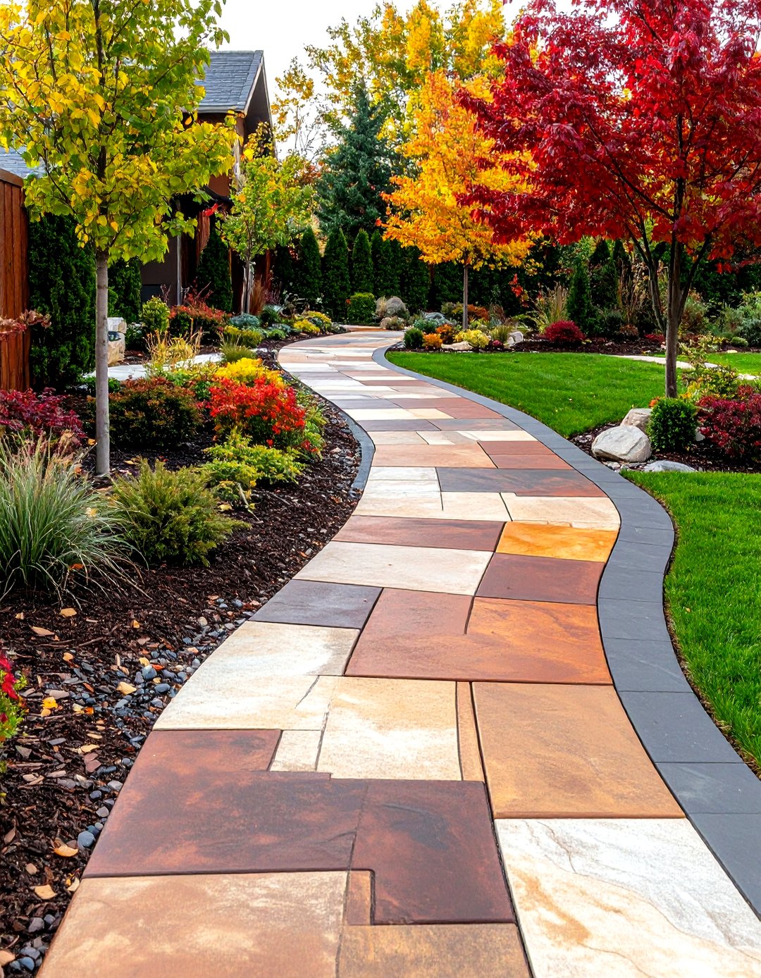 24 Stone Walkway Ideas for Charming Paths and Sidewalks - Too Much Time