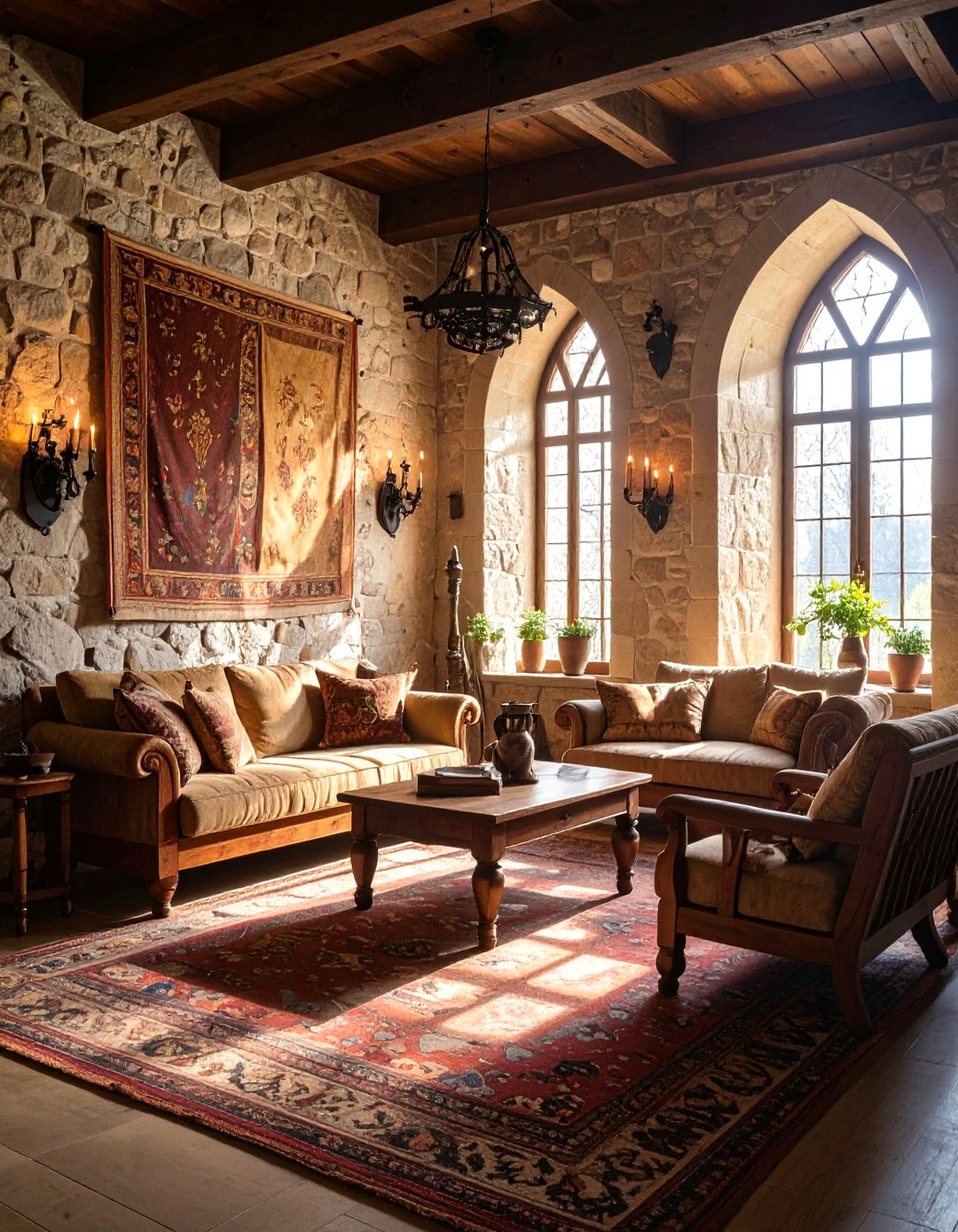24 Castle Living Room Ideas for Relaxed Living Today - Too Much Time