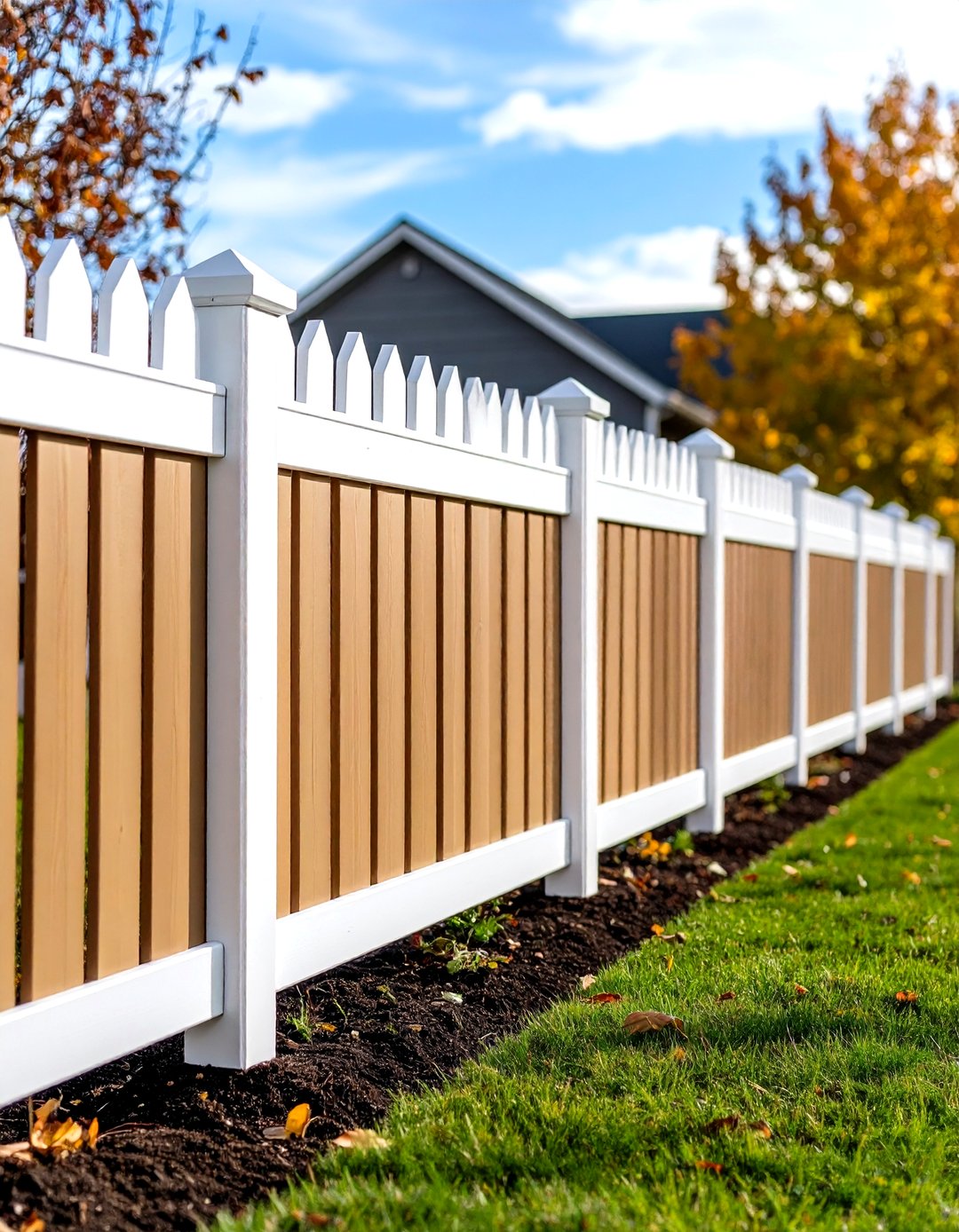 24 Vinyl Fence Colors for Curb Appeal and Privacy Today - Too Much Time