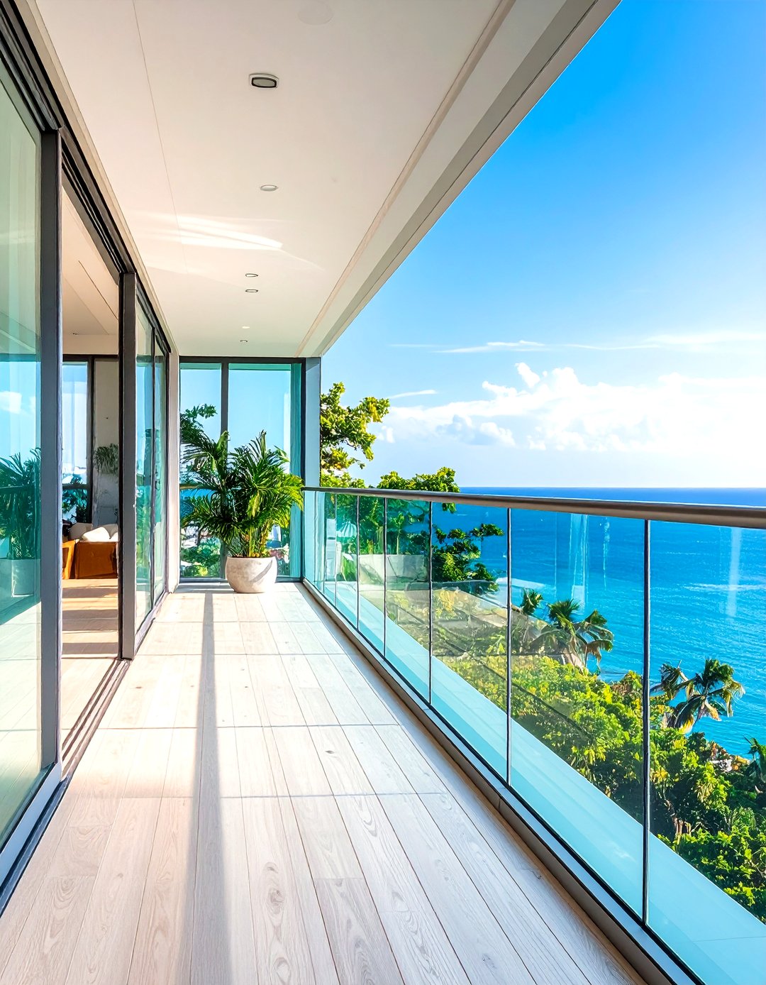 24 Glass Balcony Design Ideas: for Chic Outdoor Living - Too Much Time