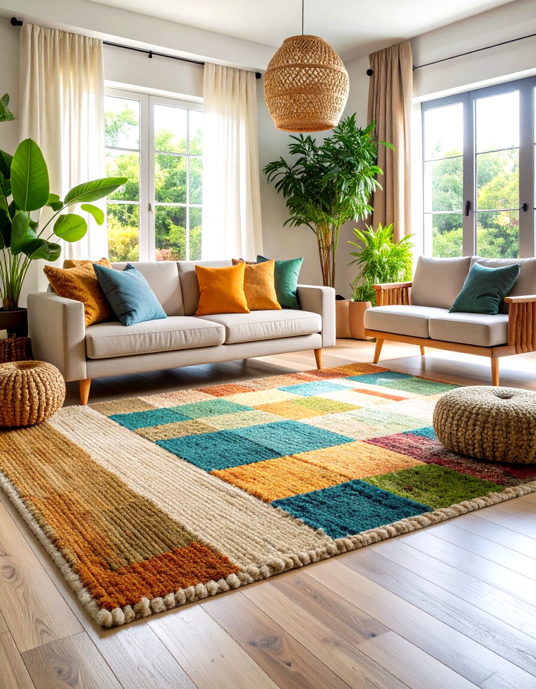 24 Living Room Carpet Ideas to Refresh Your Space Today - Too Much Time