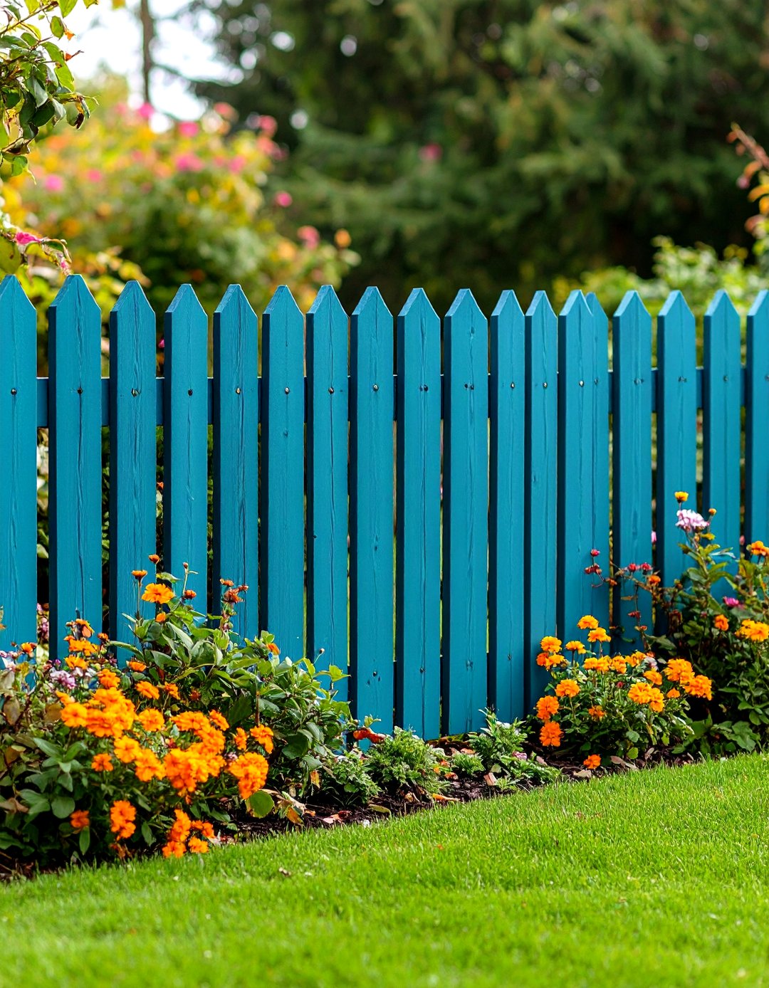 24 Garden Fence Colour Ideas for Curb Appeal and Shade - Too Much Time