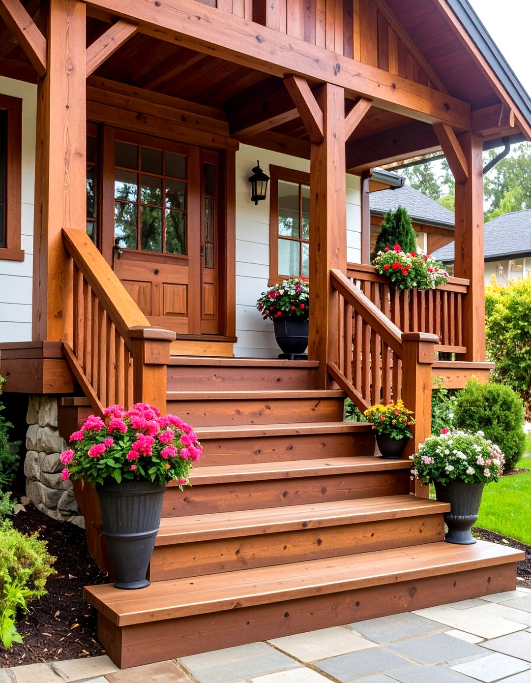 24 Cozy Updates with 24 Front Step Ideas for Your Entry - Too Much Time