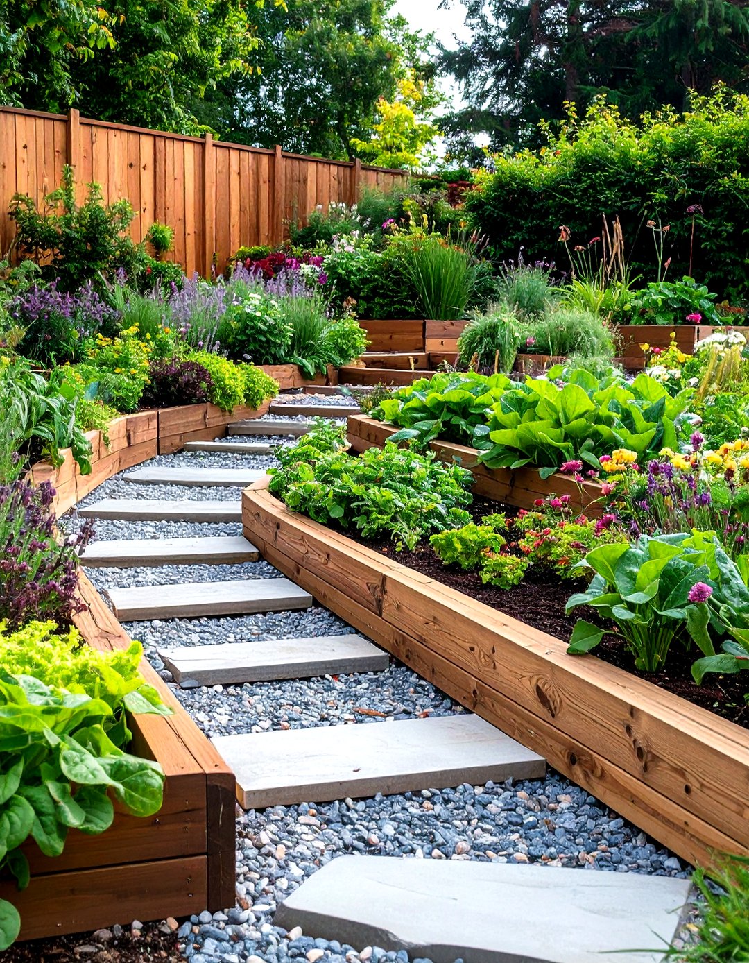 24 Terraced Garden Ideas - Layered Planting and Design - Too Much Time