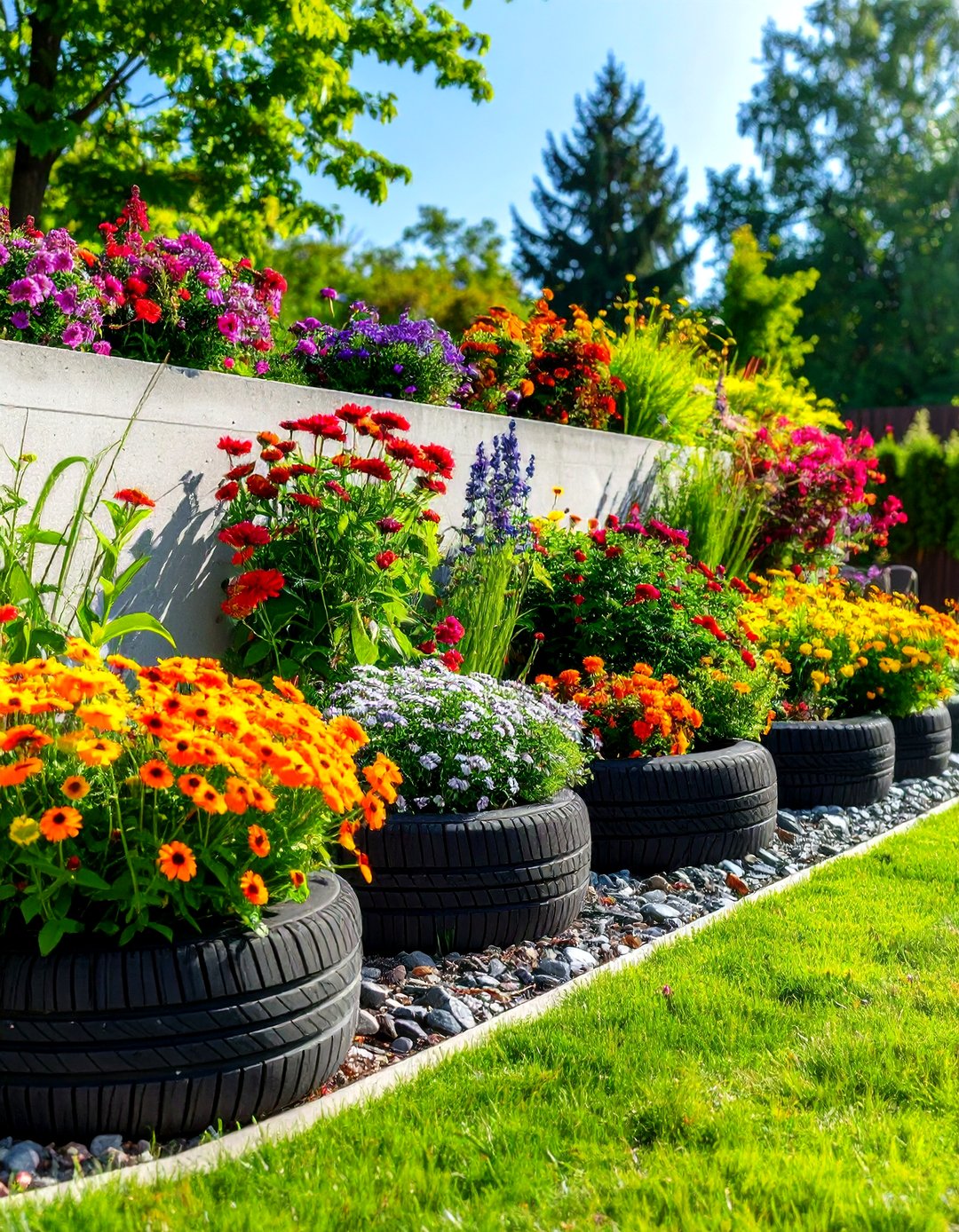 24 Inexpensive Retaining Wall Ideas for Budget Yards - Too Much Time