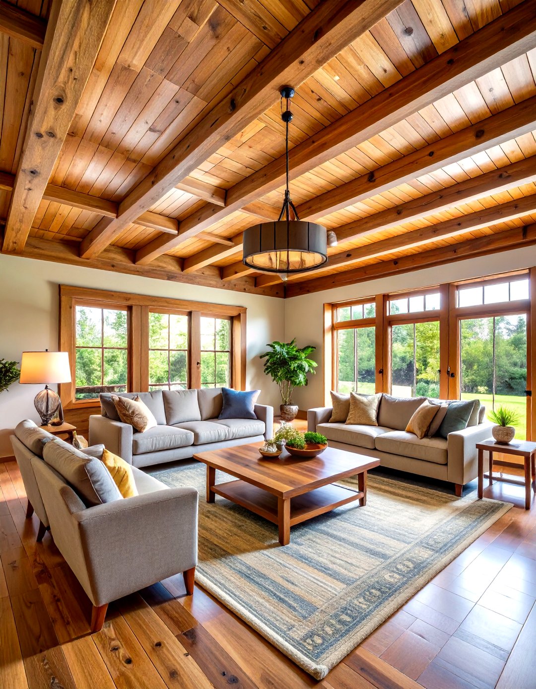 24 Wood Slat Ceiling Ideas to Add Texture and Warmth - Too Much Time