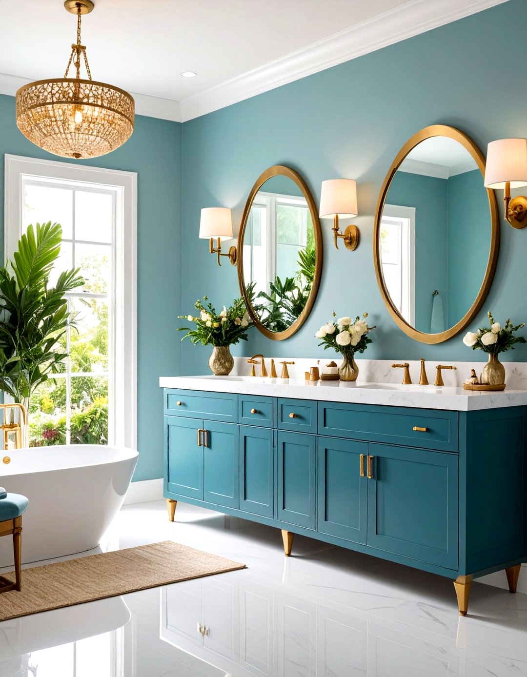 24 Black and Gold Powder Room Ideas with Chic Look - Too Much Time