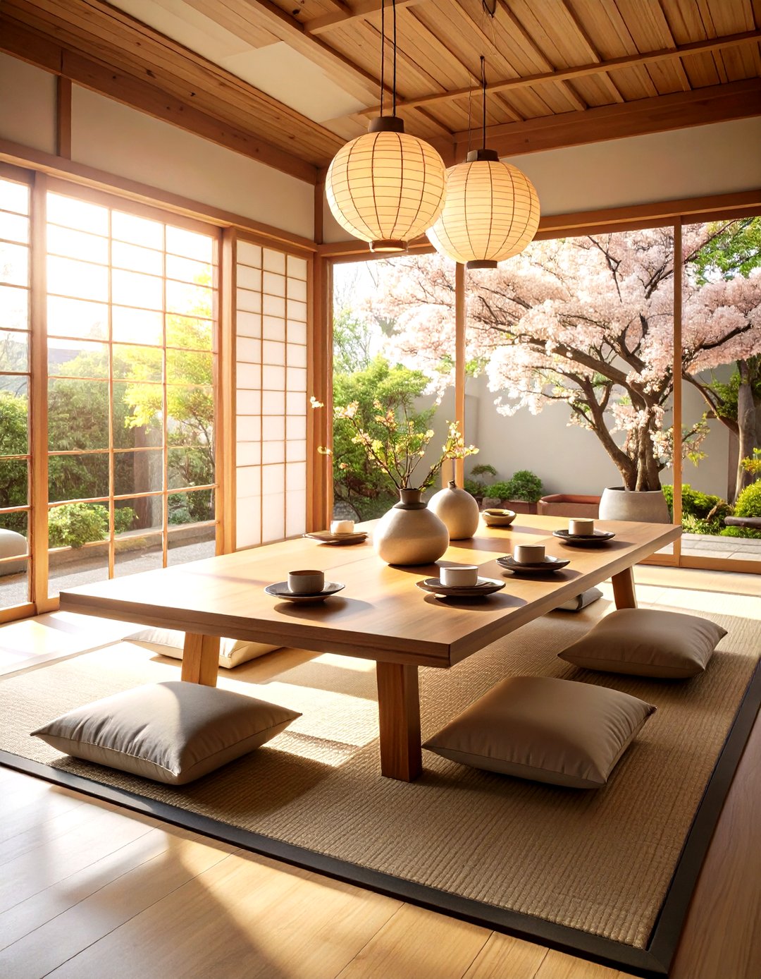 24 Japanese Dining Room Ideas for Serene Meals and Chic - Too Much Time