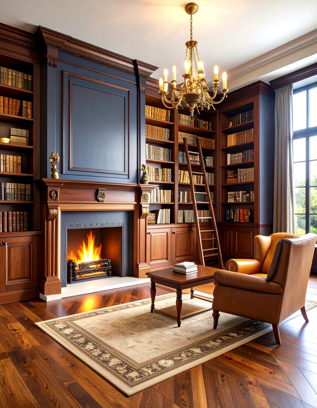 24 Fireplace with Bookshelves for Stylish Warmth Ideas - Too Much Time
