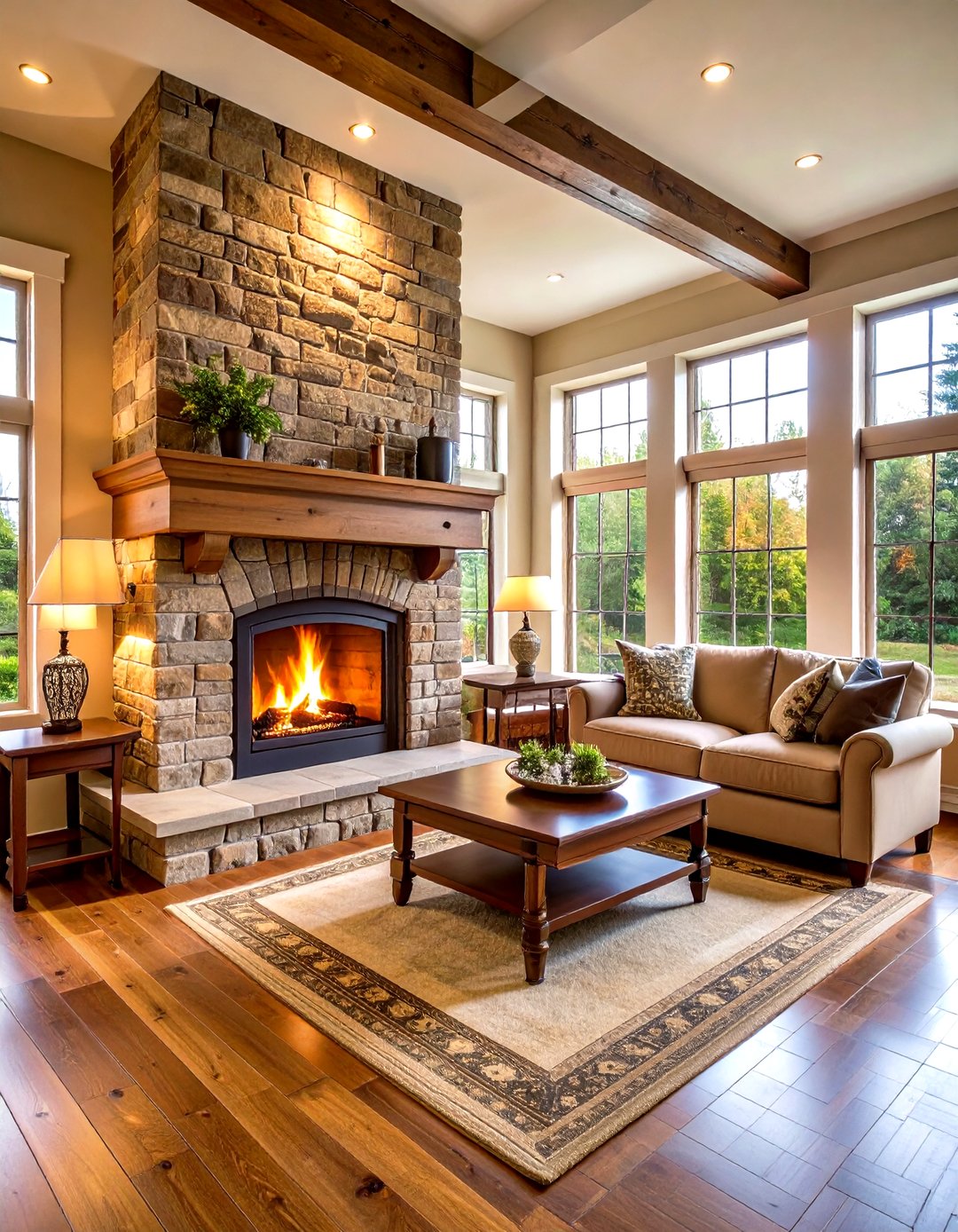 24 Wood Stove Surround Ideas for Cozy Interiors At Home - Too Much Time