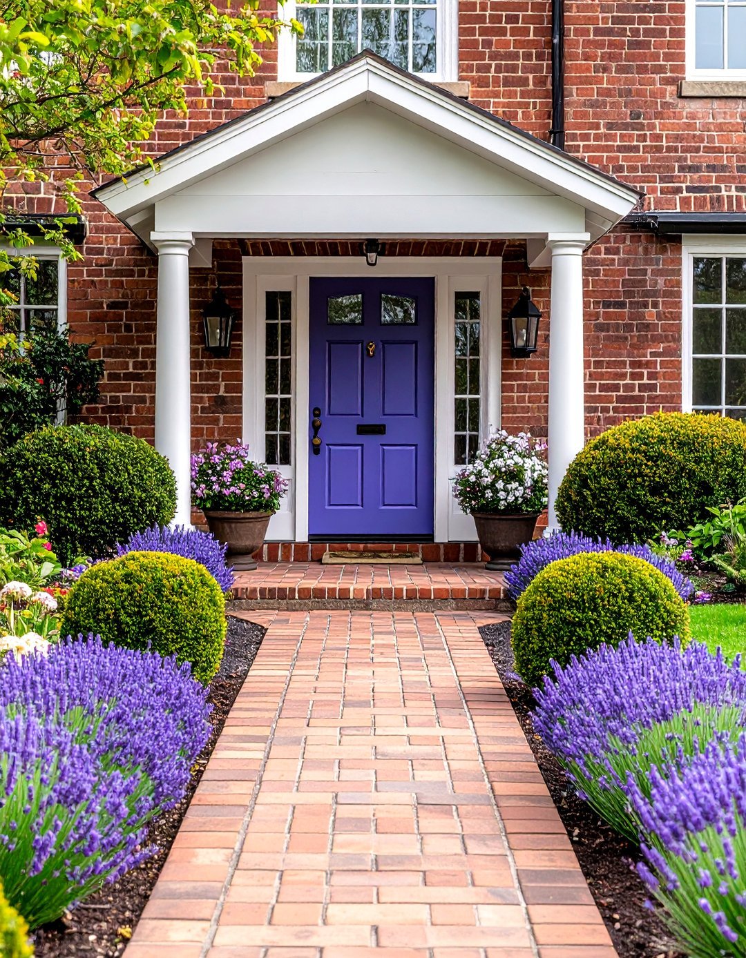 24 Lavender Front Door Ideas with Welcoming Color Pops - Too Much Time