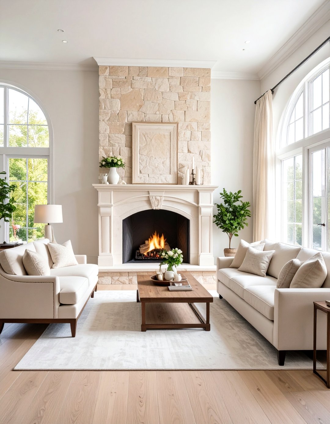 24 Faux Stone Fireplace Ideas for a Warm, Updated Feel - Too Much Time