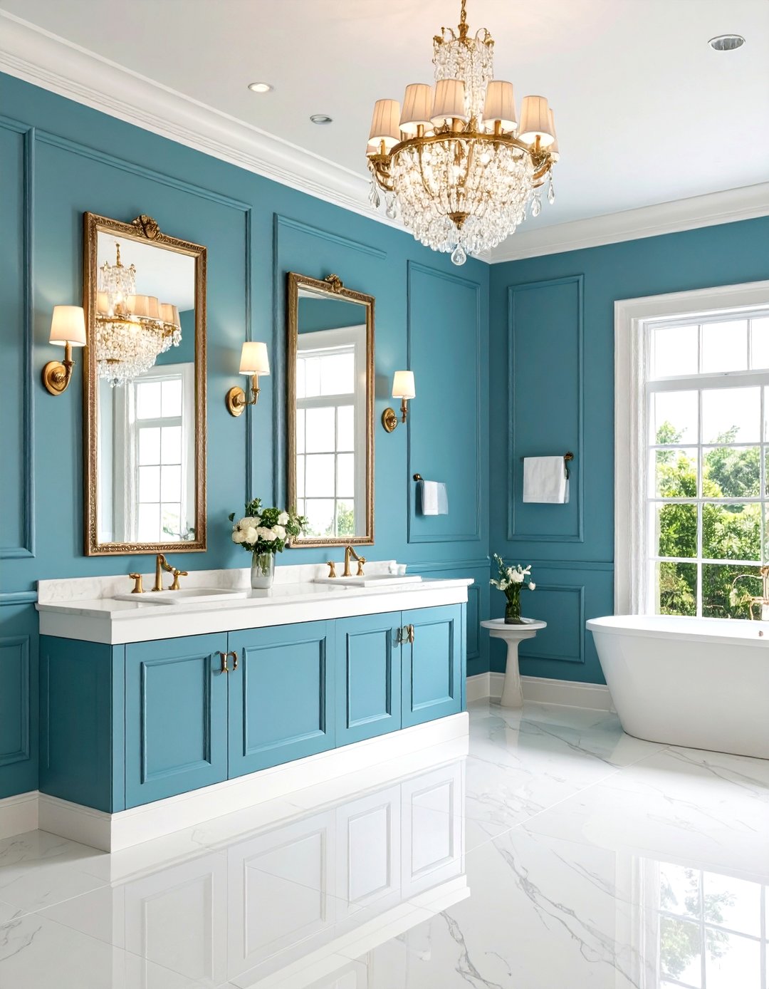 24 Powder Room Wainscoting Ideas to Elevate Small Baths - Too Much Time