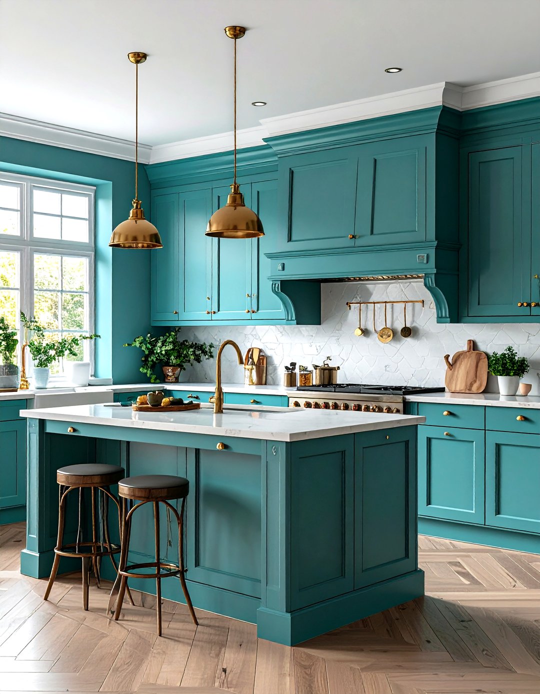 24 Teal Kitchen Ideas for Stylish, Functional Kitchens - Too Much Time