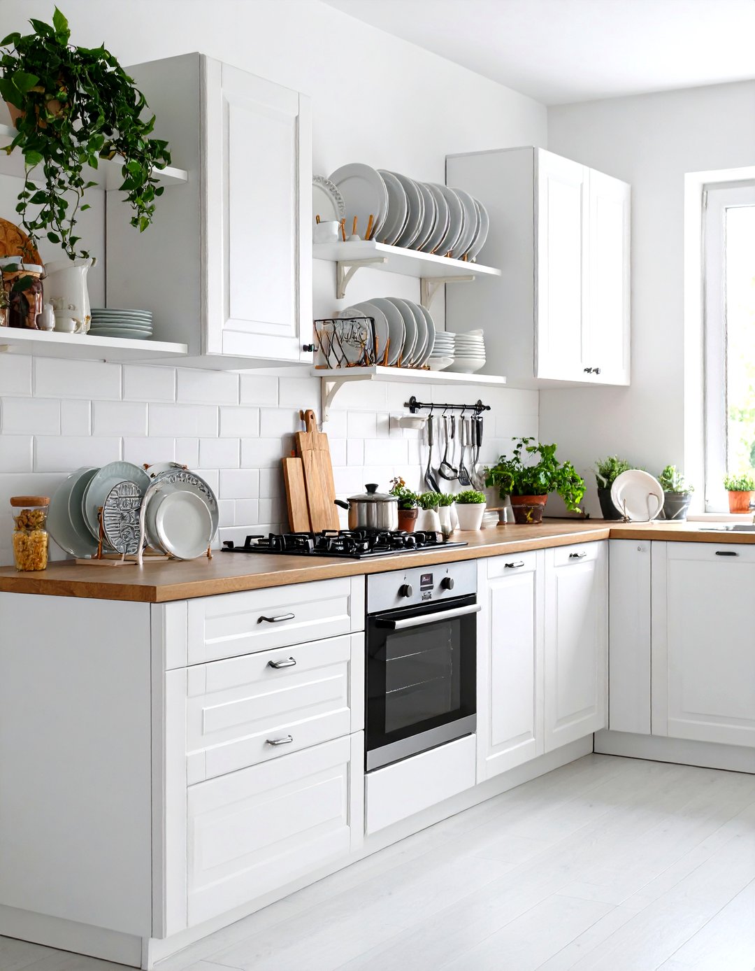 24 Small White Kitchen Ideas for Better Efficiency - Too Much Time