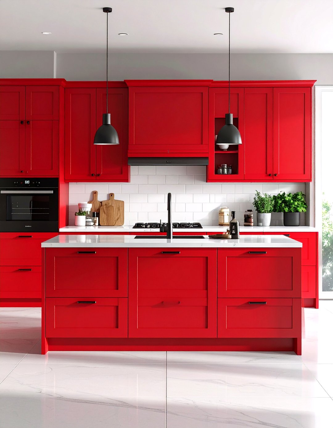 24 Red Kitchens for Bold, Stylish Kitchen Updates Now - Too Much Time