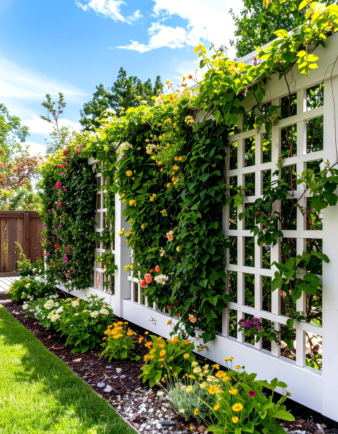 24 Deck with Privacy Wall for Private Outdoor Rooms - Too Much Time