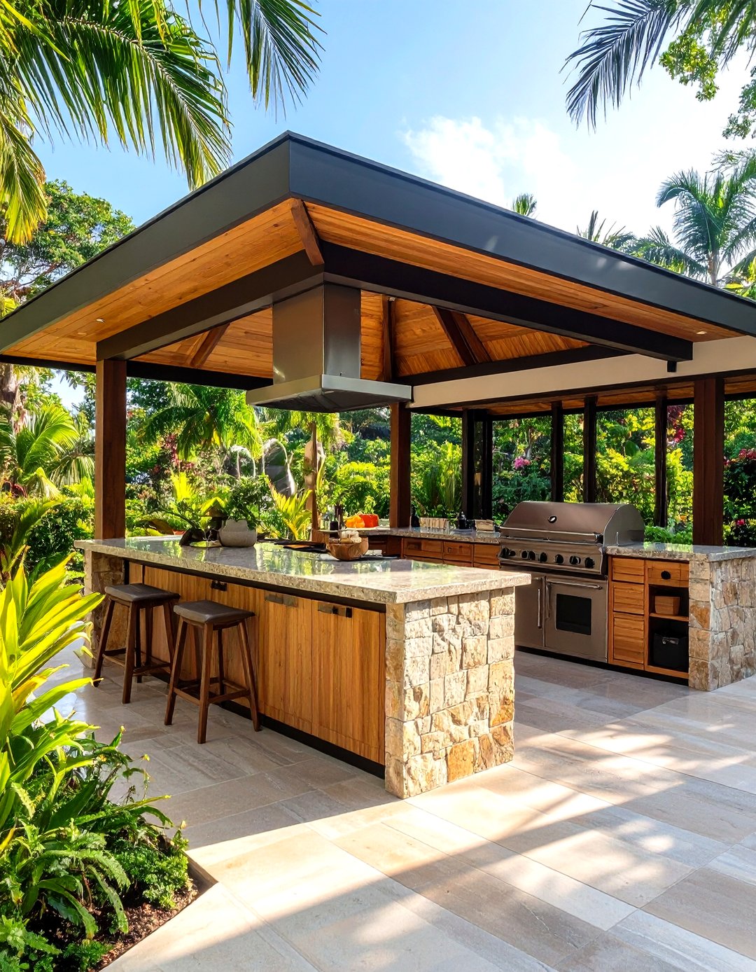 24 Tropical Backyard Ideas for Lush Outdoor Spaces - Too Much Time