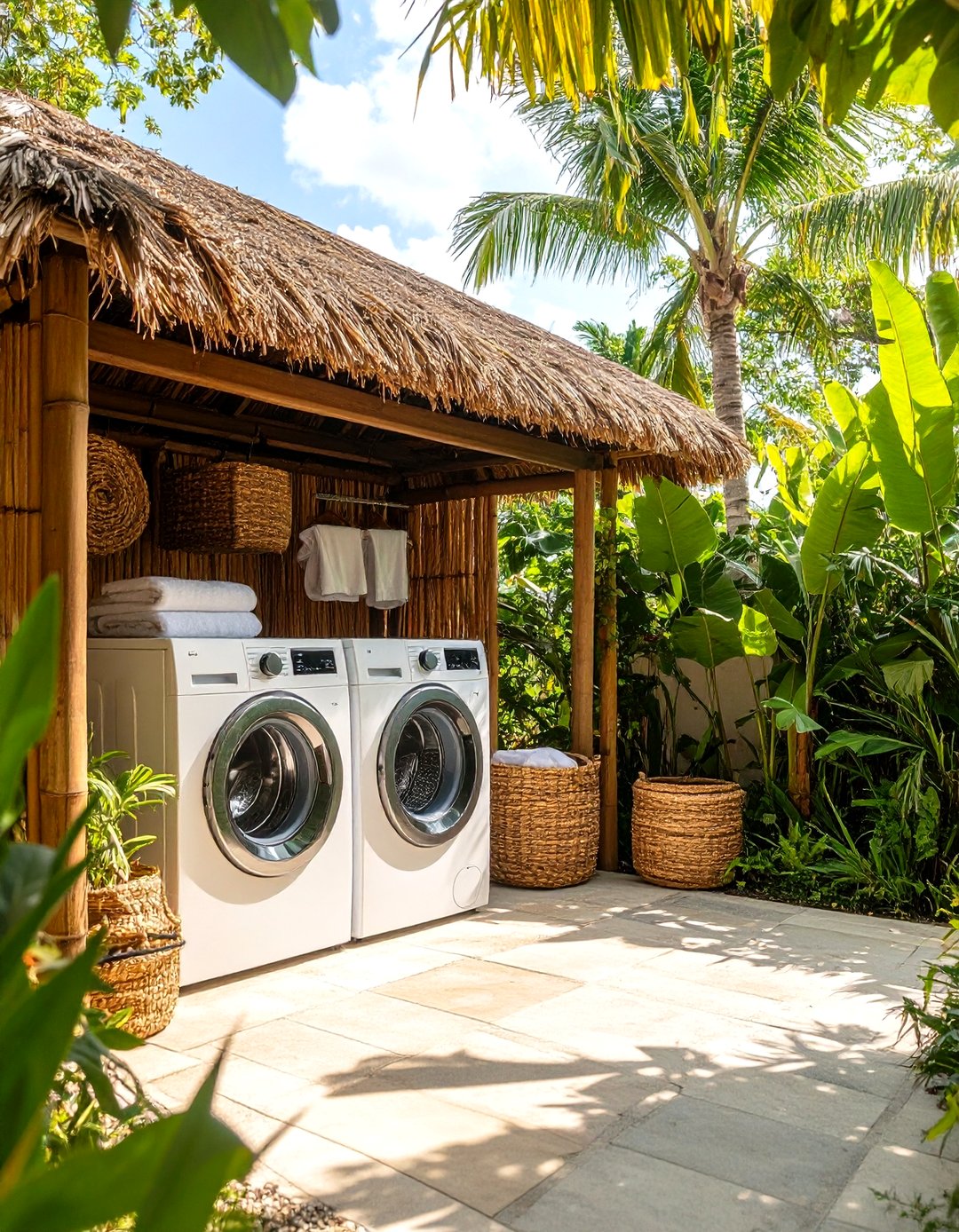 24 Outdoor Laundry Area Design Ideas for Easy Chores - Too Much Time