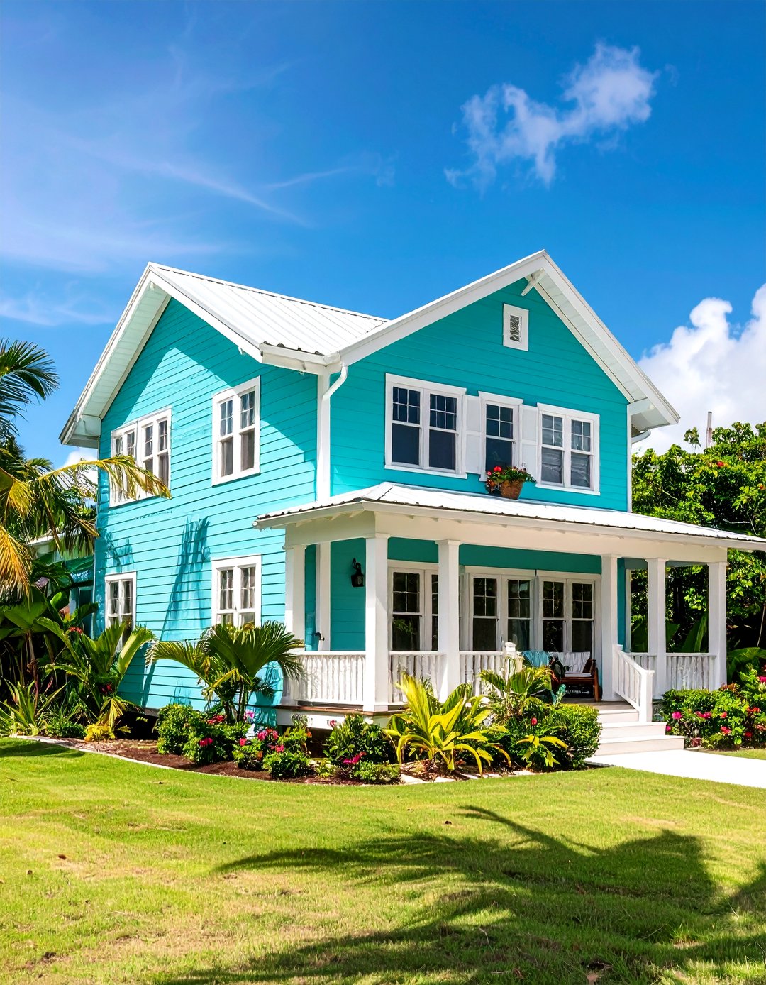 24 Blue House Siding with White Trim Ideas for Charm - Too Much Time