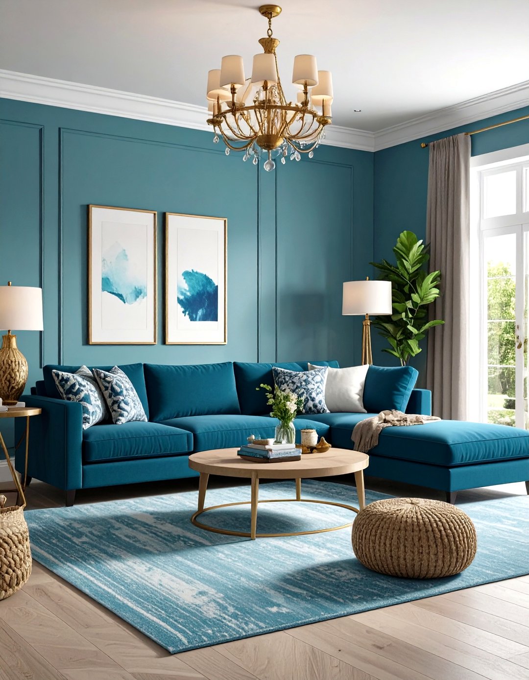 24 Turquoise Living Room Ideas for Bright, Calm Spaces - Too Much Time