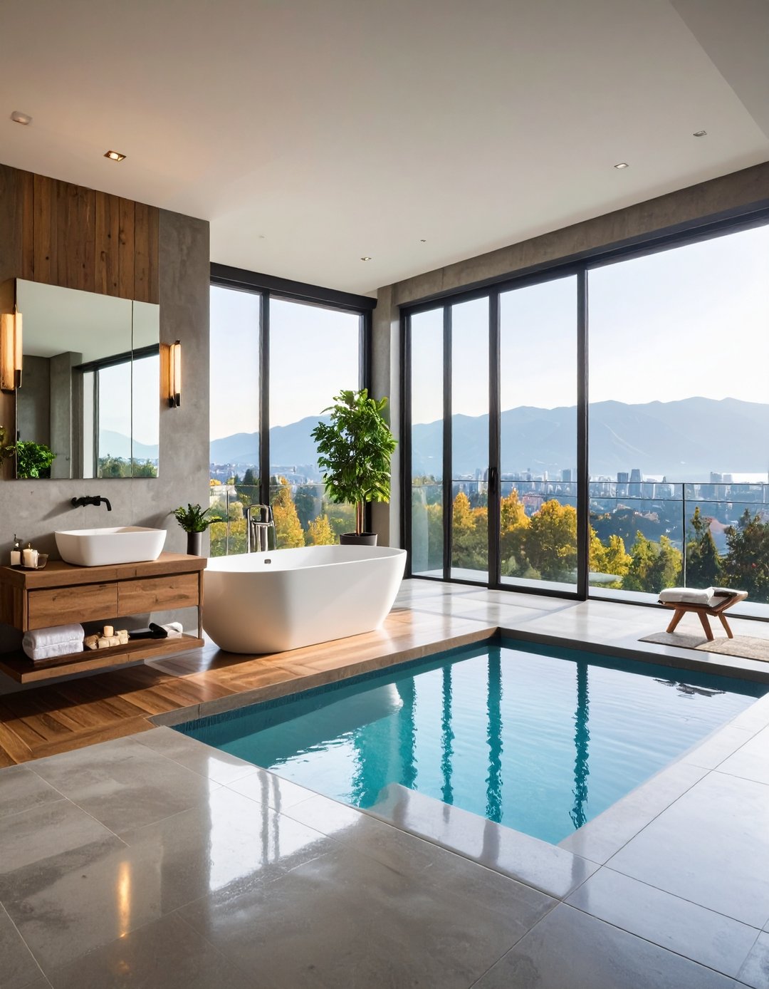 24 Pool Bathroom Ideas for Spa-like Wet Areas At Home - Too Much Time