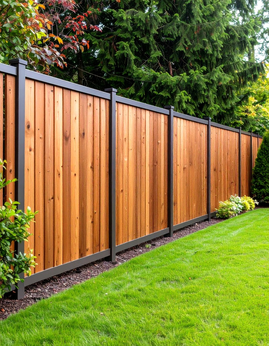 24 Metal and Wood Fence Ideas for Durable, Stylish Boundaries - Too ...