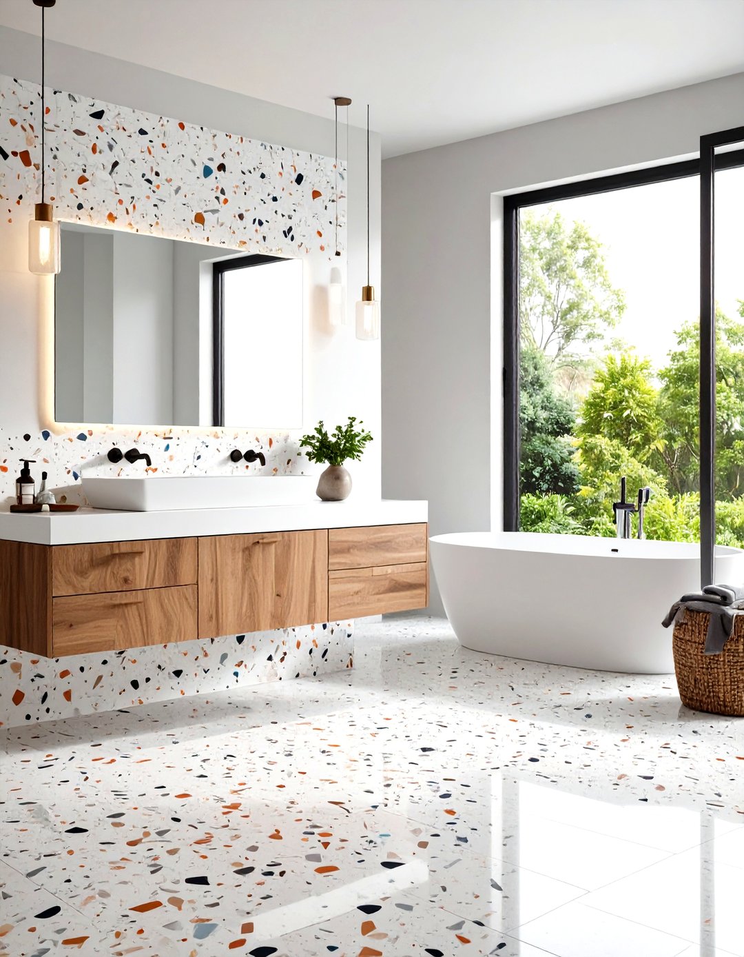 24 Bathroom Backsplash Ideas to Suit Quick Updates - Too Much Time