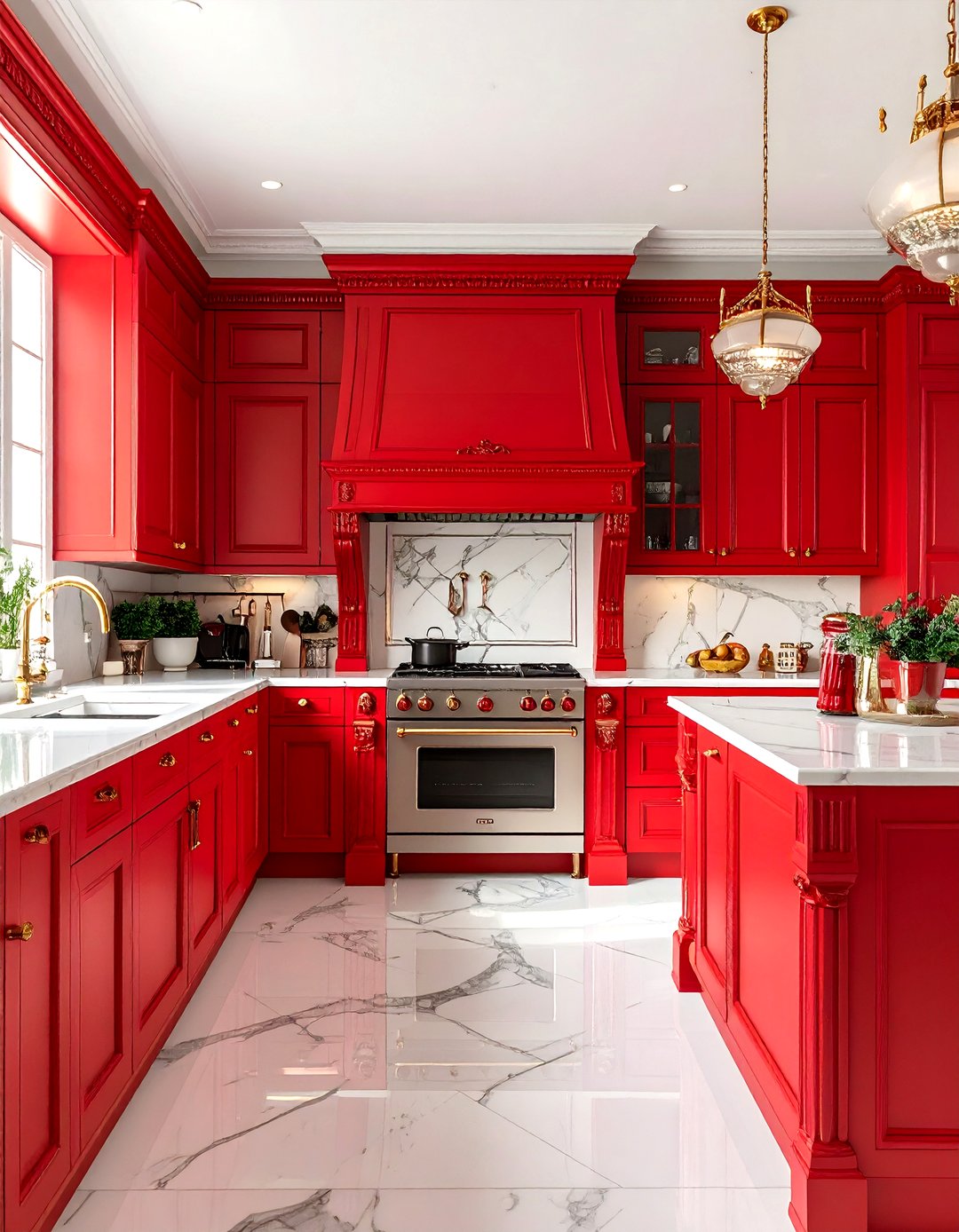 24 Red Kitchens for Bold, Stylish Kitchen Updates Now - Too Much Time