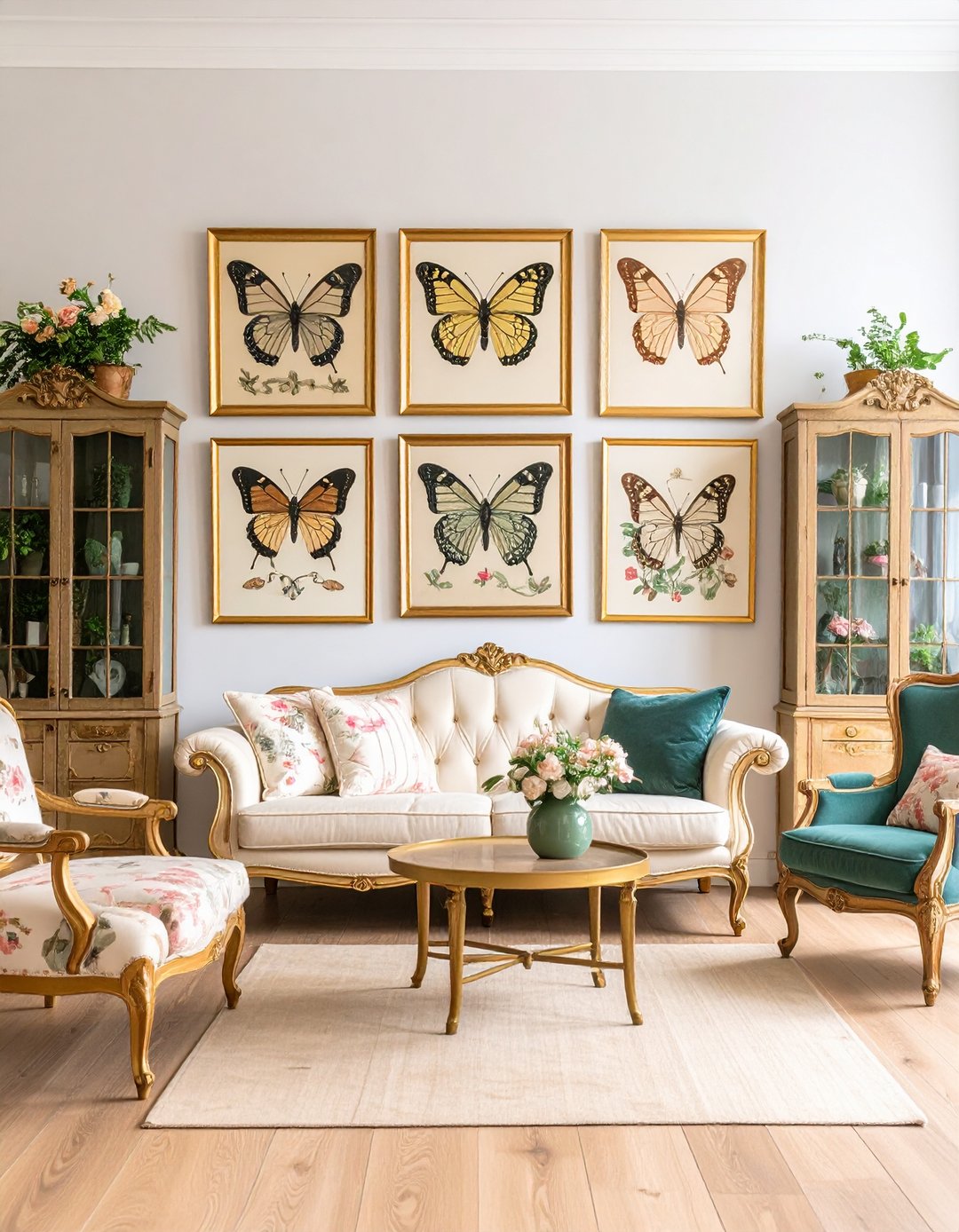 24 Butterfly-themed Room Ideas: Delicate Color Palette - Too Much Time